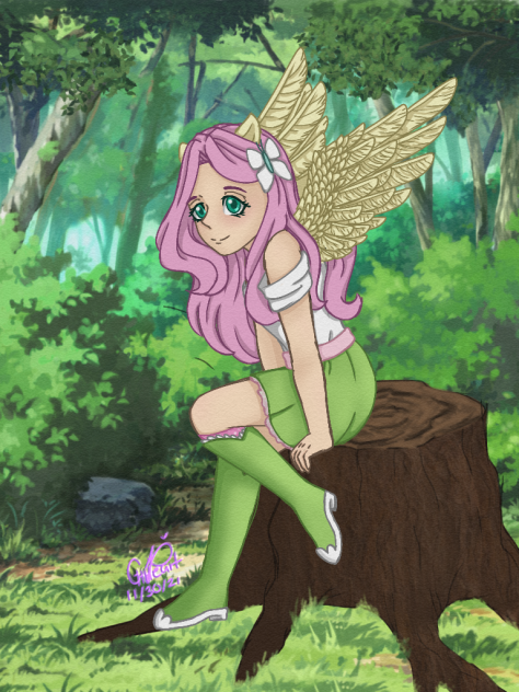 Flutter Shy - ibisPaint