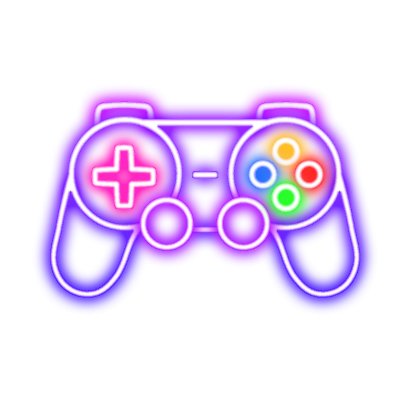 Game controller neon sign - ibisPaint