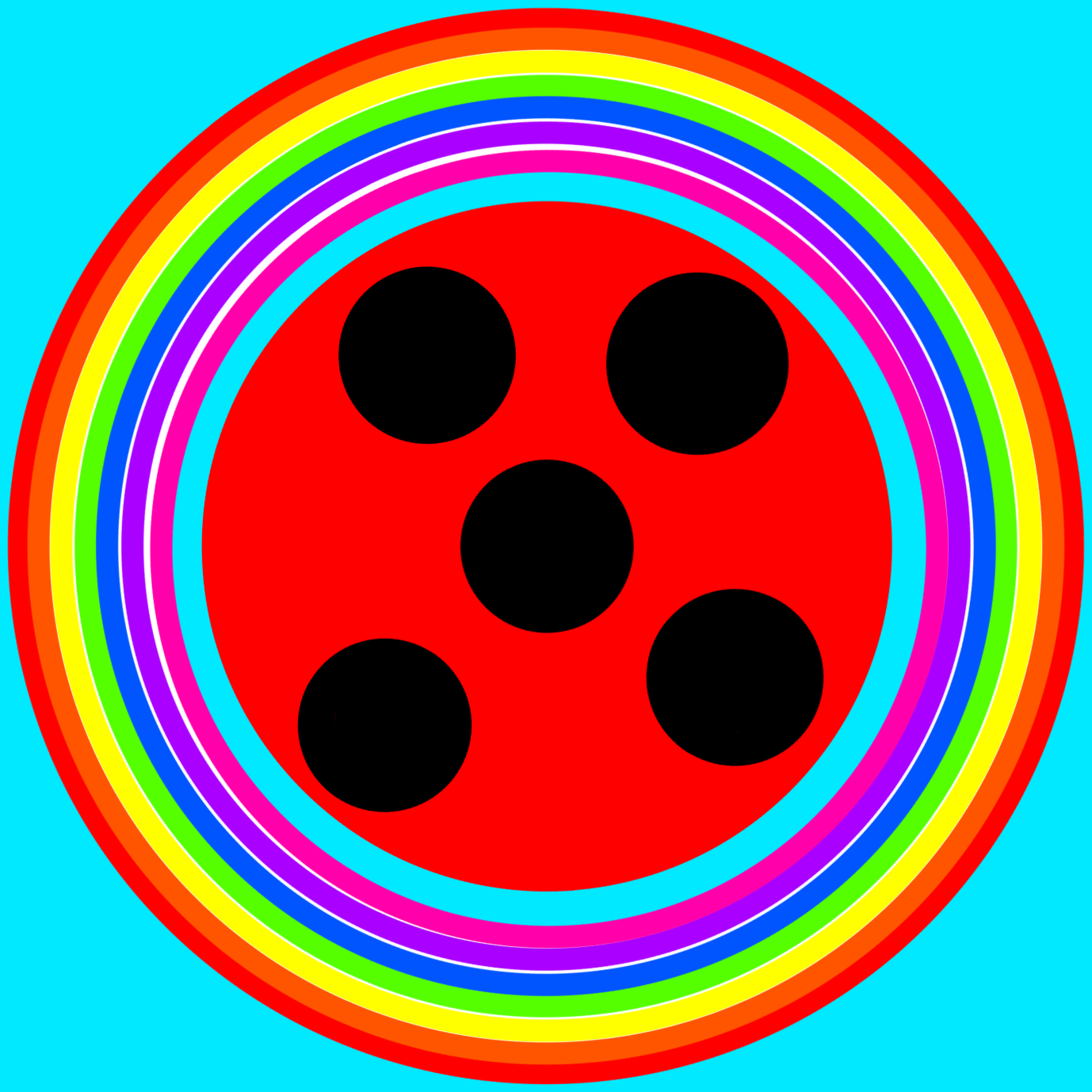 Rainbow Ladybug - ibisPaint