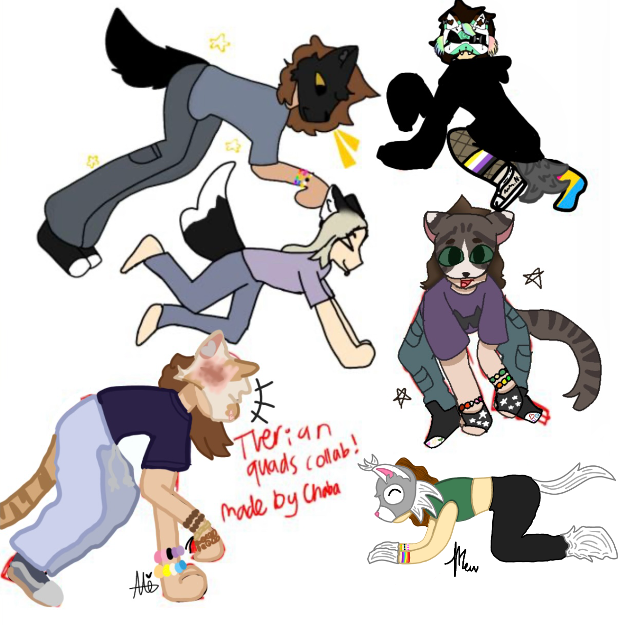Quadrobics collab🖤 - ibisPaint