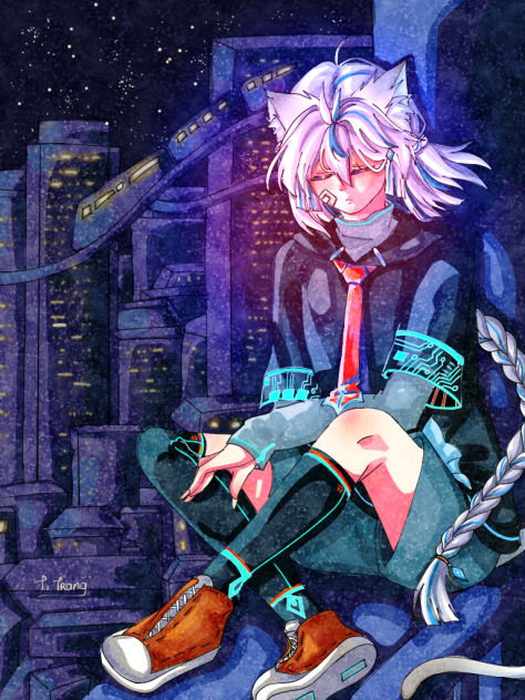 MOON LIGHT NIGHT - ibisPaint