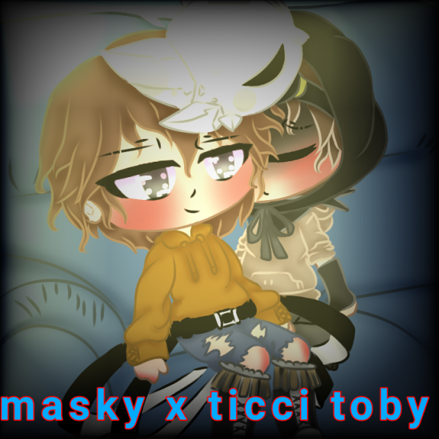 Timothy(masky) x ticci toby creepypasta - ibisPaint