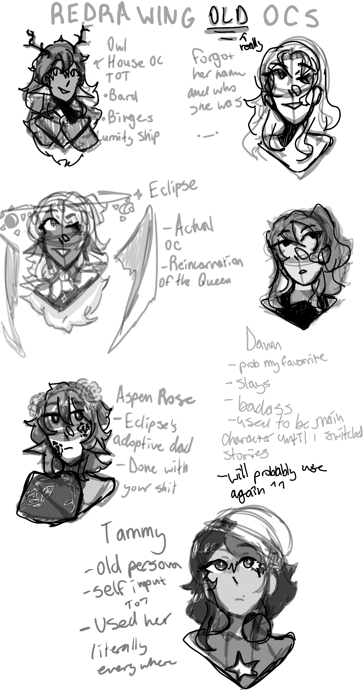 really old characters - ibisPaint