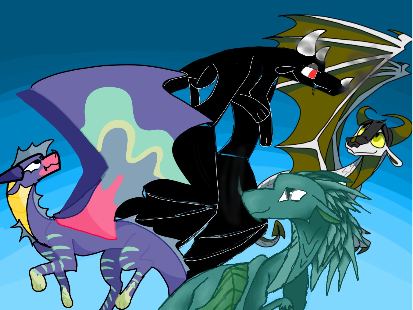 dragon collab - ibisPaint