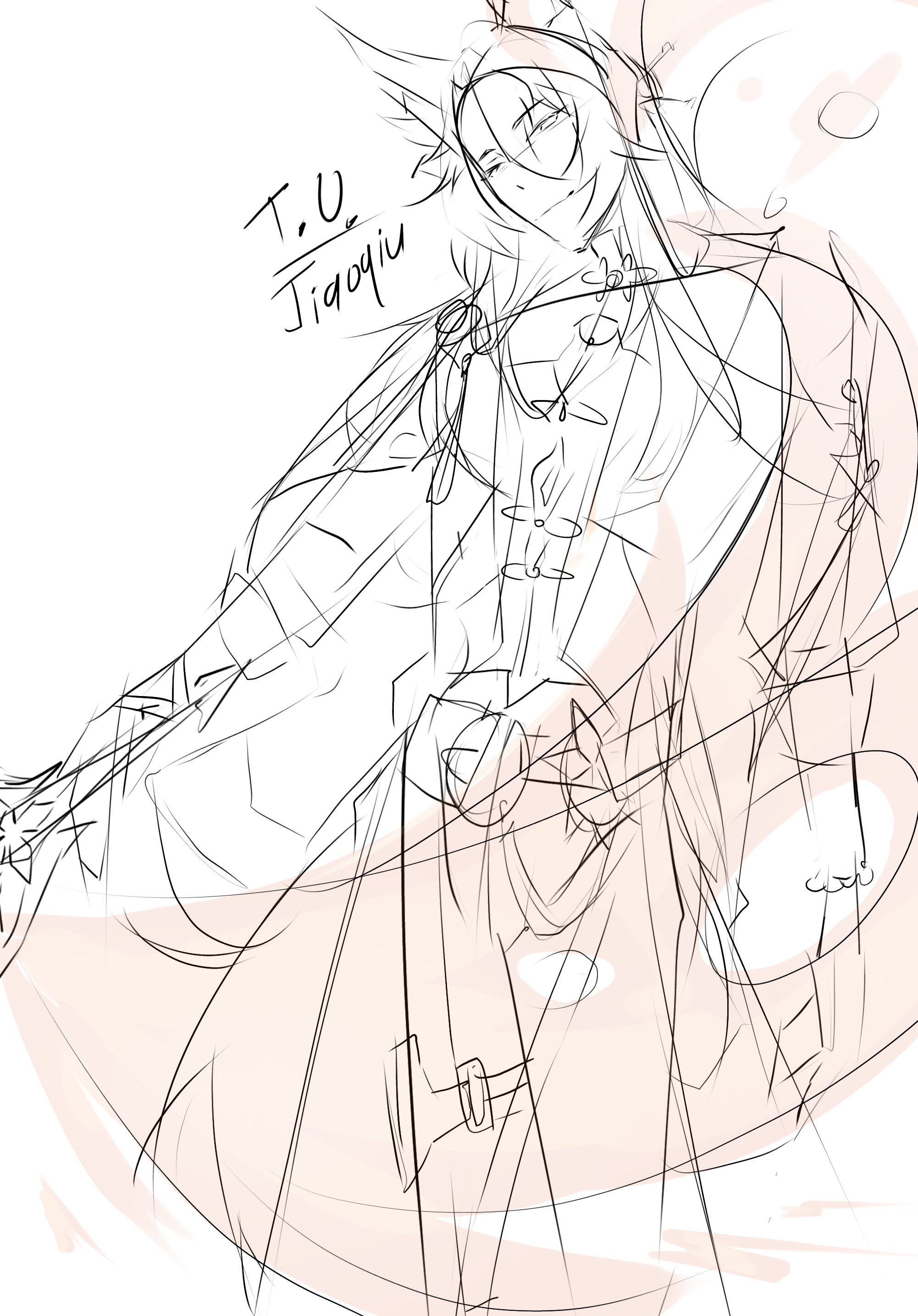 Jiaoqiu sketch because I'm a simp - ibisPaint