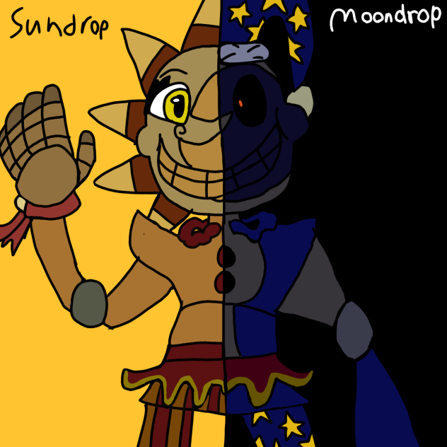 Sundrop and Moondrop FNAF SB - ibisPaint