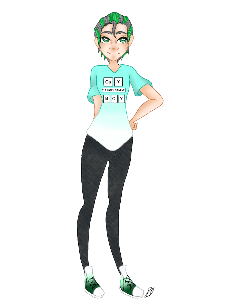 Yaku Zaishi in casual clothing - ibisPaint