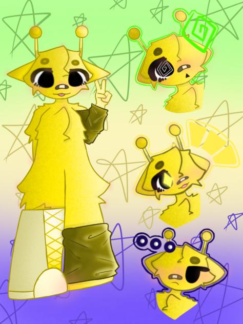Yellow Sprunki(Simon) - ibisPaint