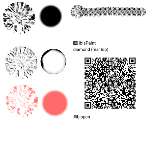 brush qr code (diamond 💎) - ibisPaint
