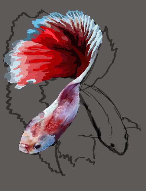 WIP FISH - ibisPaint