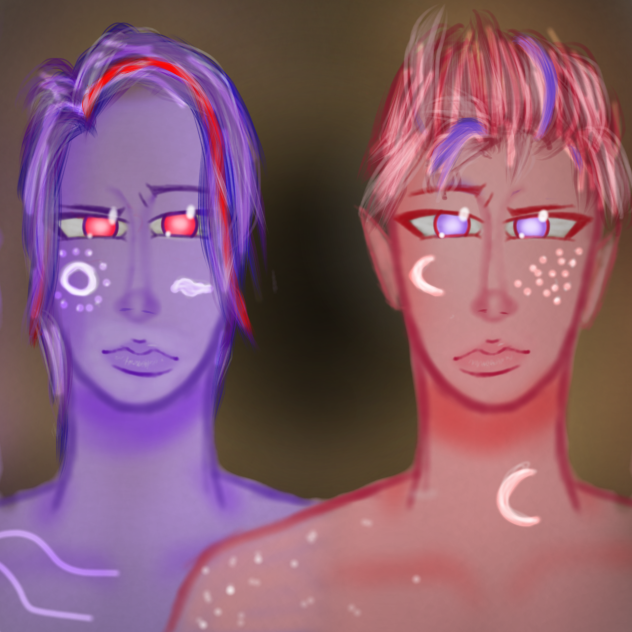 elfe jumeaux ♥️💜 - ibisPaint