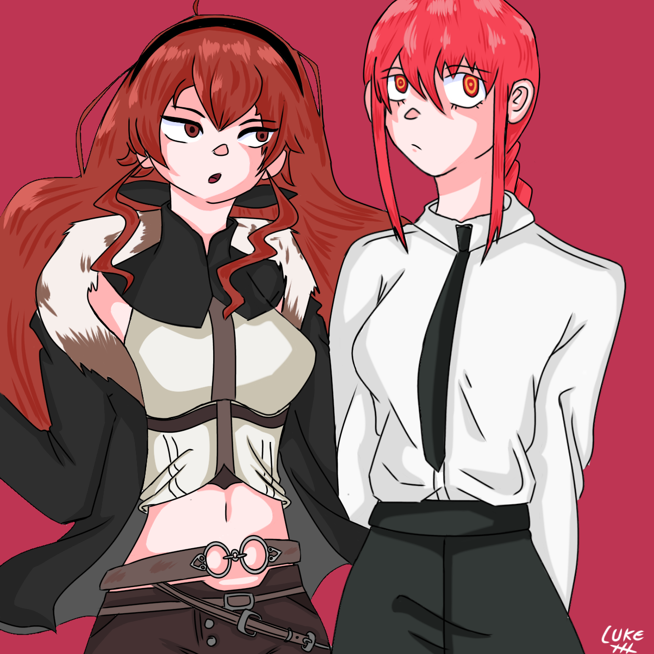 Makima X Eris Greyrat - ibisPaint