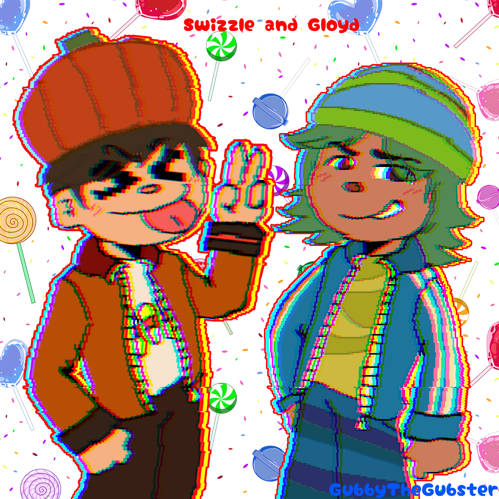 Gloyd and Swizzle - ibisPaint