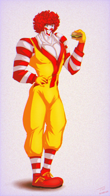 Your Hot Nightmare - Ronald Mcdonald - ibisPaint