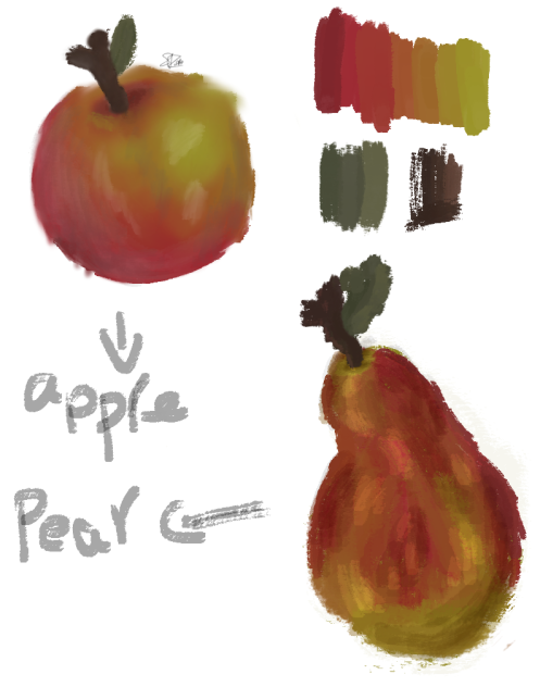 Apple & Pear - ibisPaint