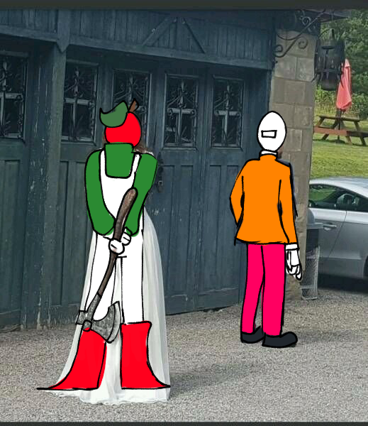 LOOK BEHIDE YOU- - ibisPaint