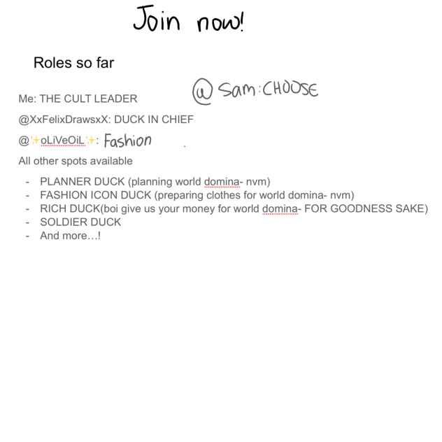 Duckers! Join fast! - ibisPaint