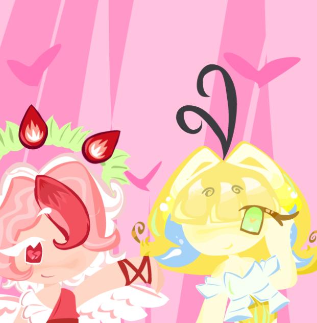pavlova and sugar fly X3 - ibisPaint