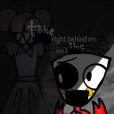 She right behind me… - ibisPaint