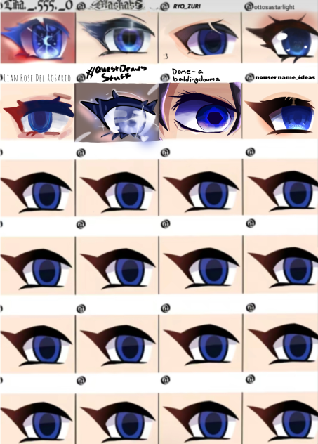 Gacha blue eyes (edit collab) - ibisPaint