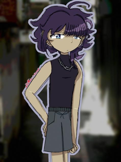 woah this oc looks cool - ibisPaint