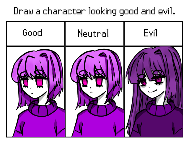 Good, Neutral, Evil - ibisPaint