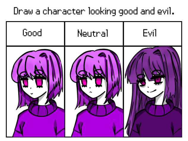 Good, Neutral, Evil - ibisPaint