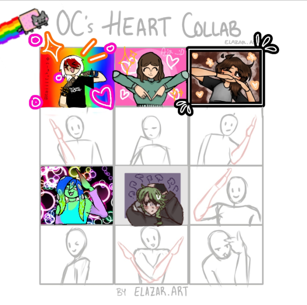 heart collab!! ♡ - ibisPaint