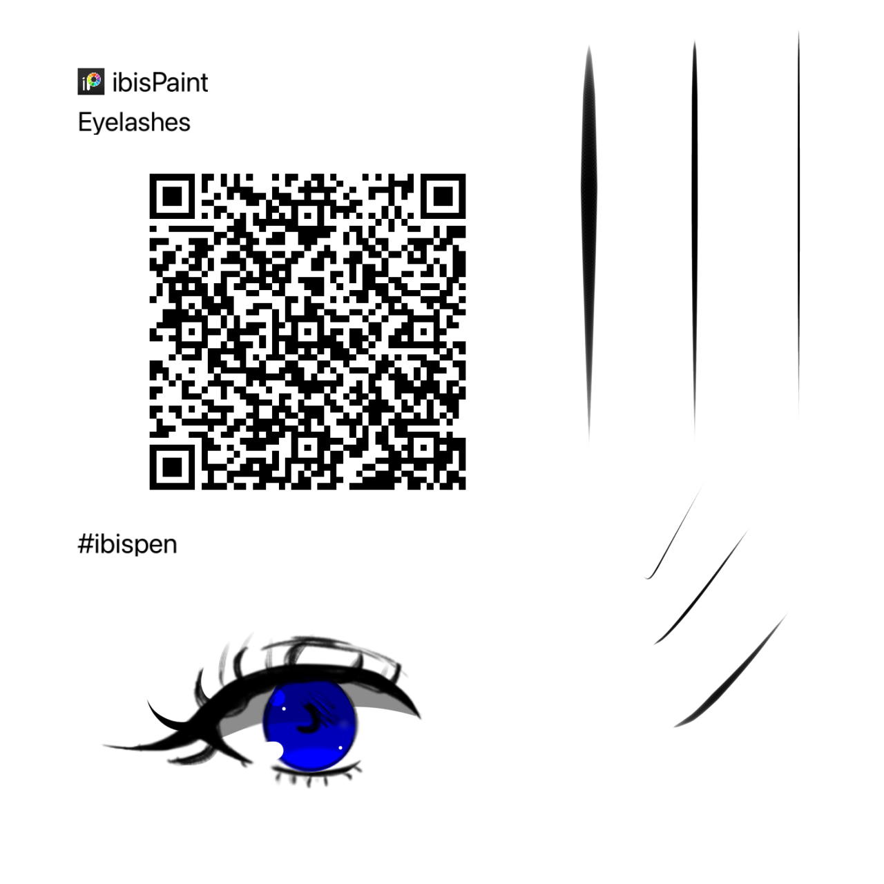 Eyelashes Brush - ibisPaint