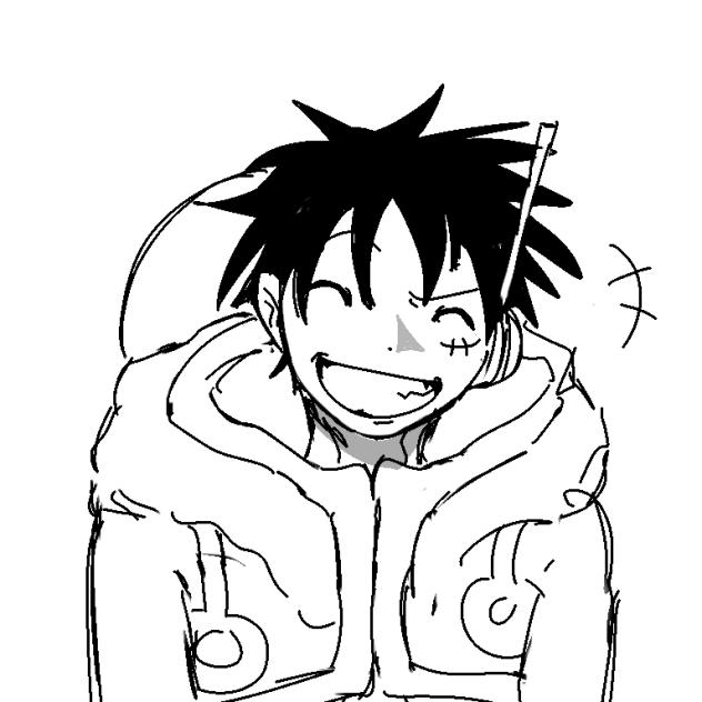 egghead luffy again please help me - ibisPaint