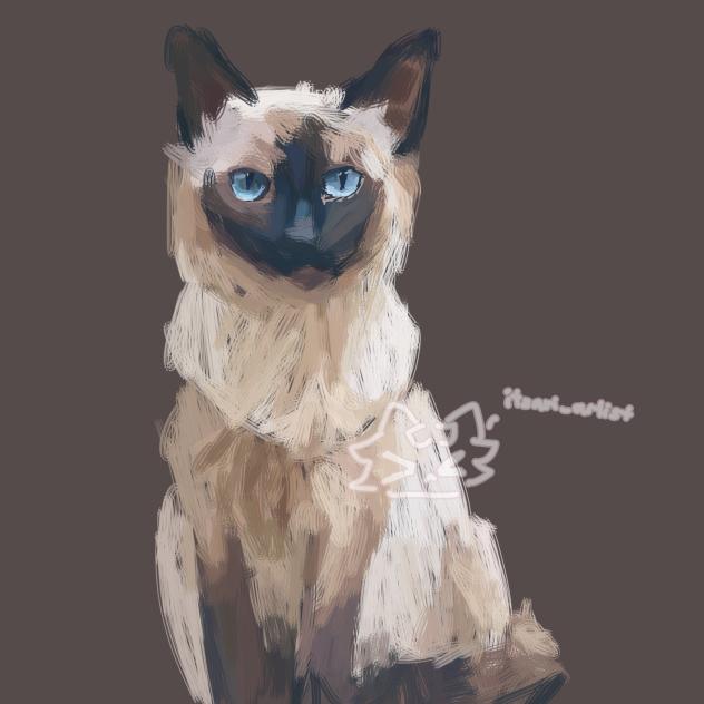 Little kitty !!! SO CUTE - ibisPaint