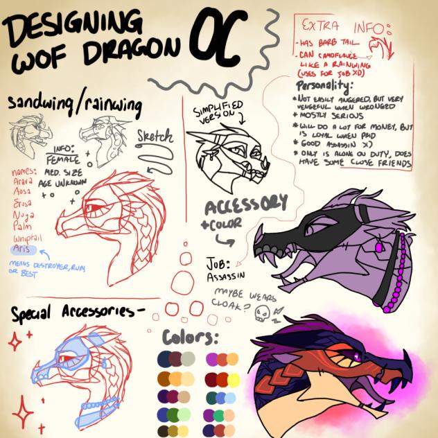 Designing Dragon OC - ibisPaint