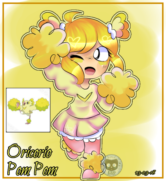 Oricorio Pom Pom Gijinka [pokemon] - ibisPaint