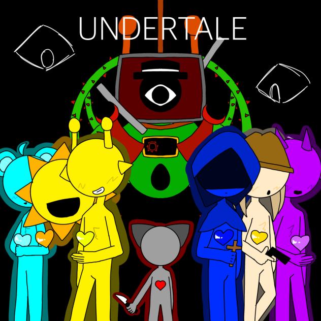 UNDERTALE×SPRUNKI - ibisPaint