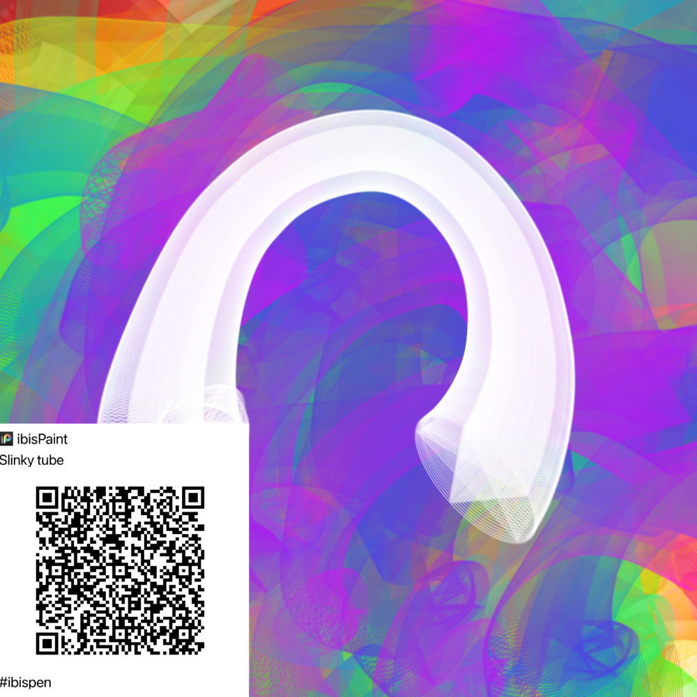 Weird slinky brush - ibisPaint