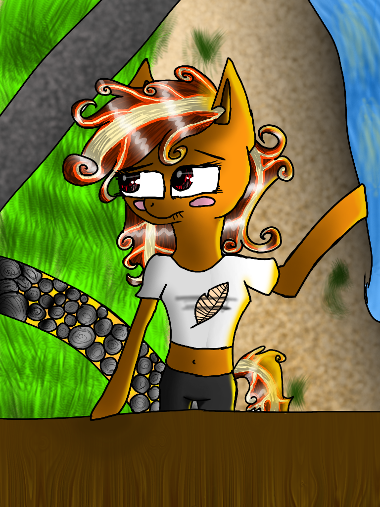 Spotted Land on the beach - ibisPaint