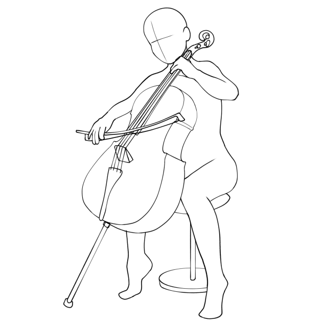 Female playing violin 2 - ibisPaint