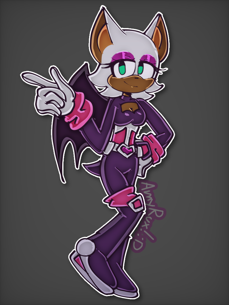Sonic Heroes Rouge - ibisPaint