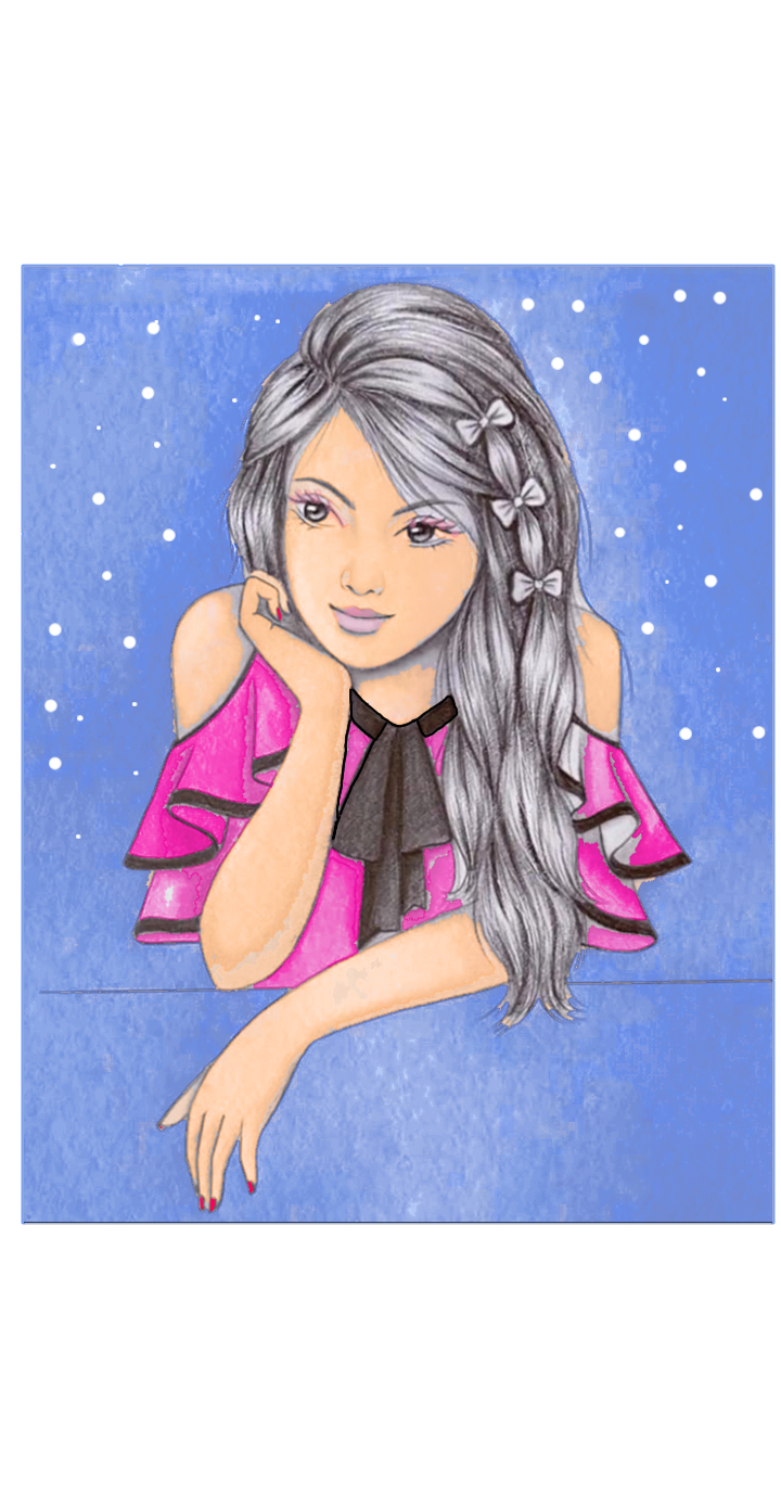 cute girl - ibisPaint