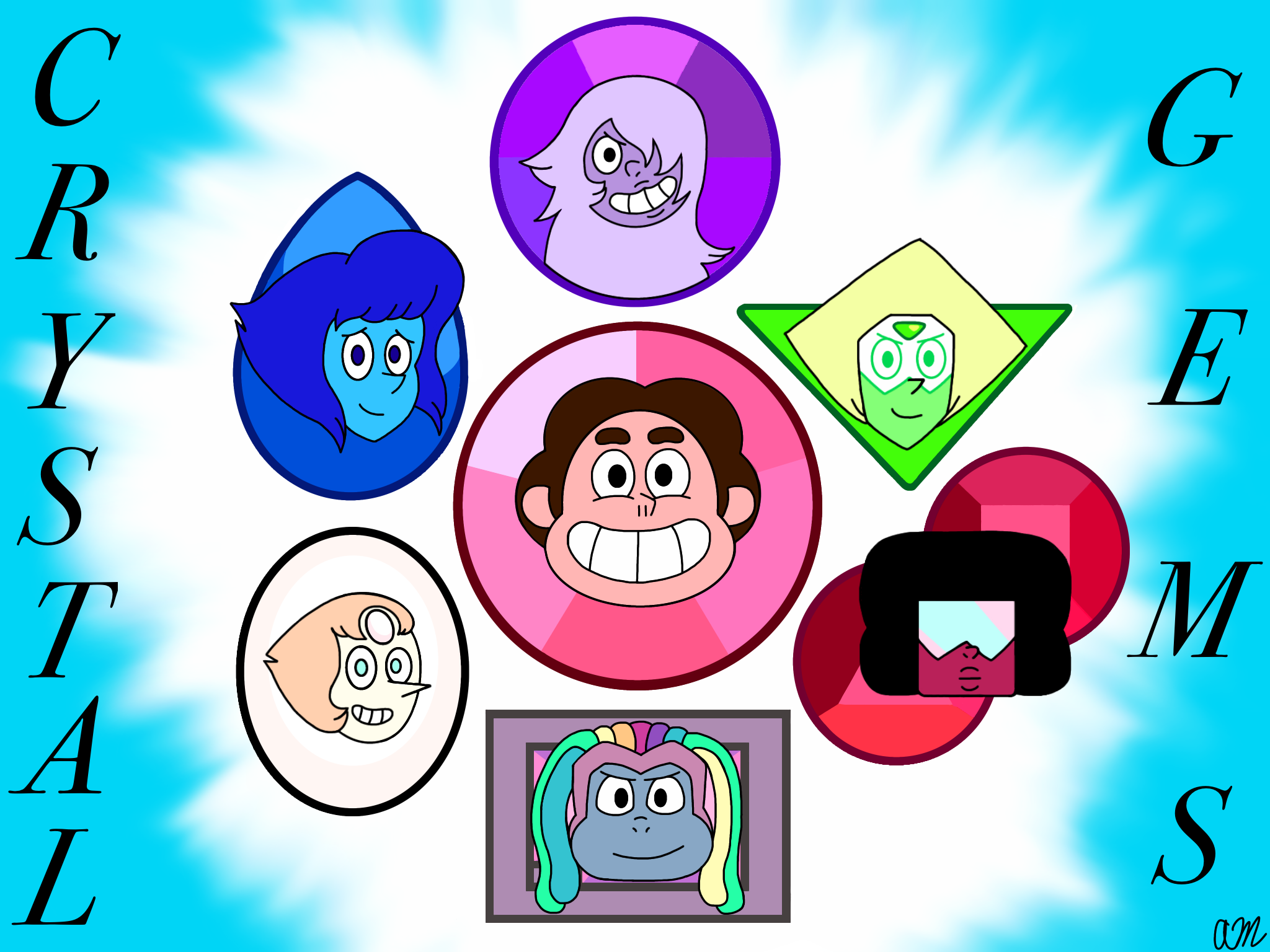 The Crystal Gems - ibisPaint
