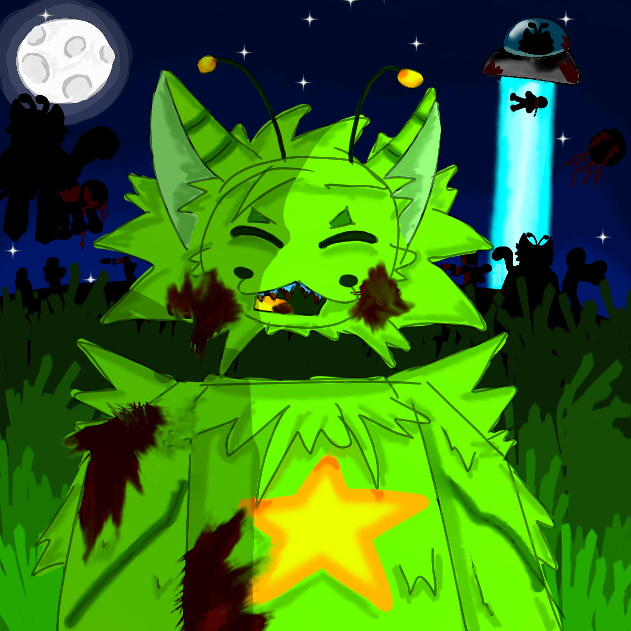 Evil Gnarpy - ibisPaint