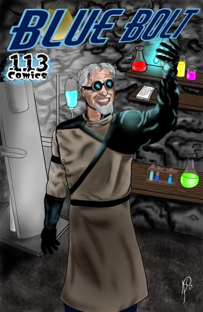 Dr. Bertoff (Blue Bolt) - ibisPaint