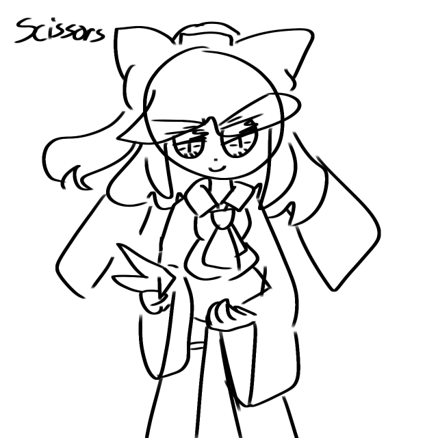 let’s play rock paper scissors!! - ibisPaint