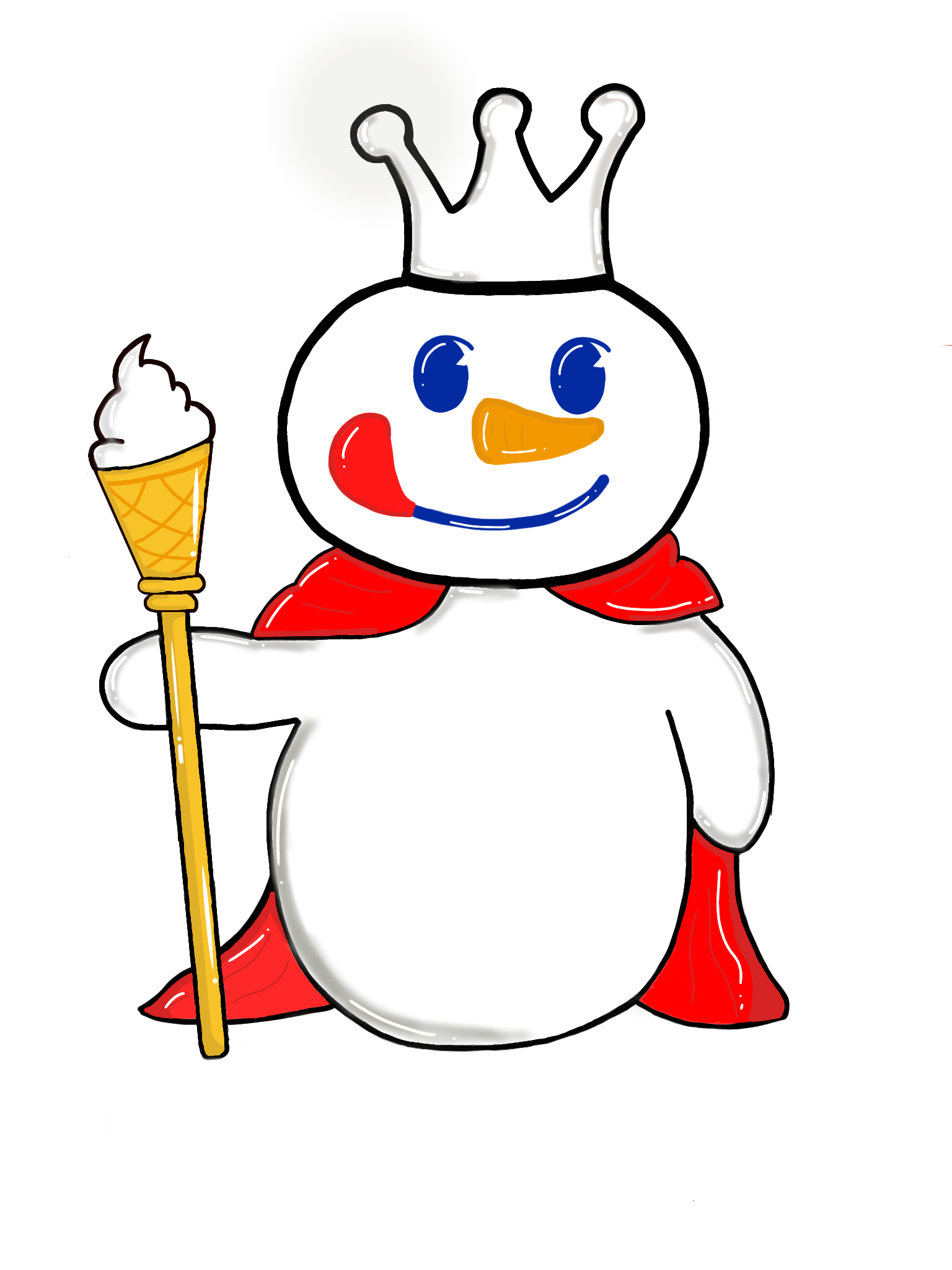 maskot mixue - ibisPaint