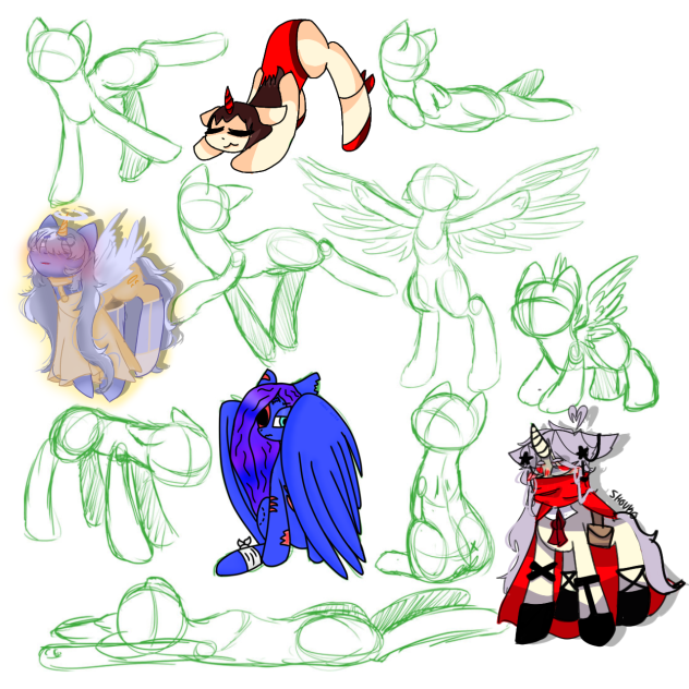 MLP Collab (unicorn au) - ibisPaint