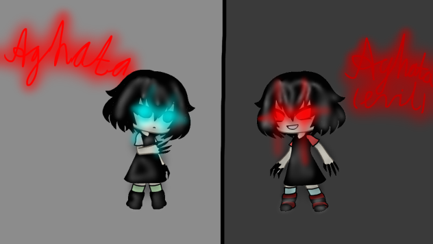 Aghata (good and evil) - ibisPaint