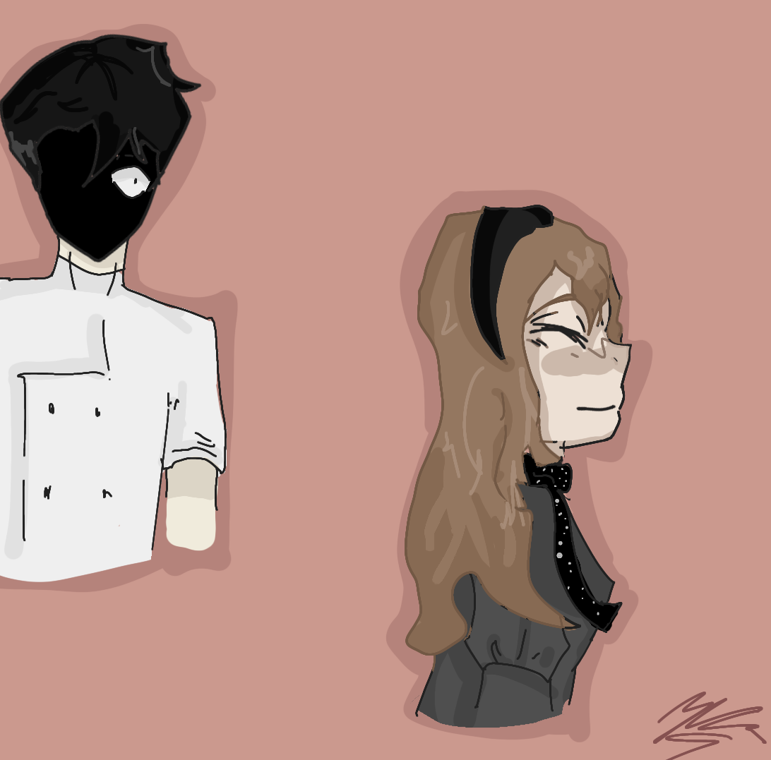 a chef looking for his next meal - ibisPaint