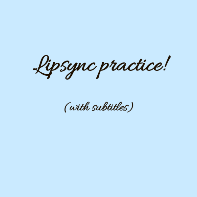 Lipsync practice - ibisPaint