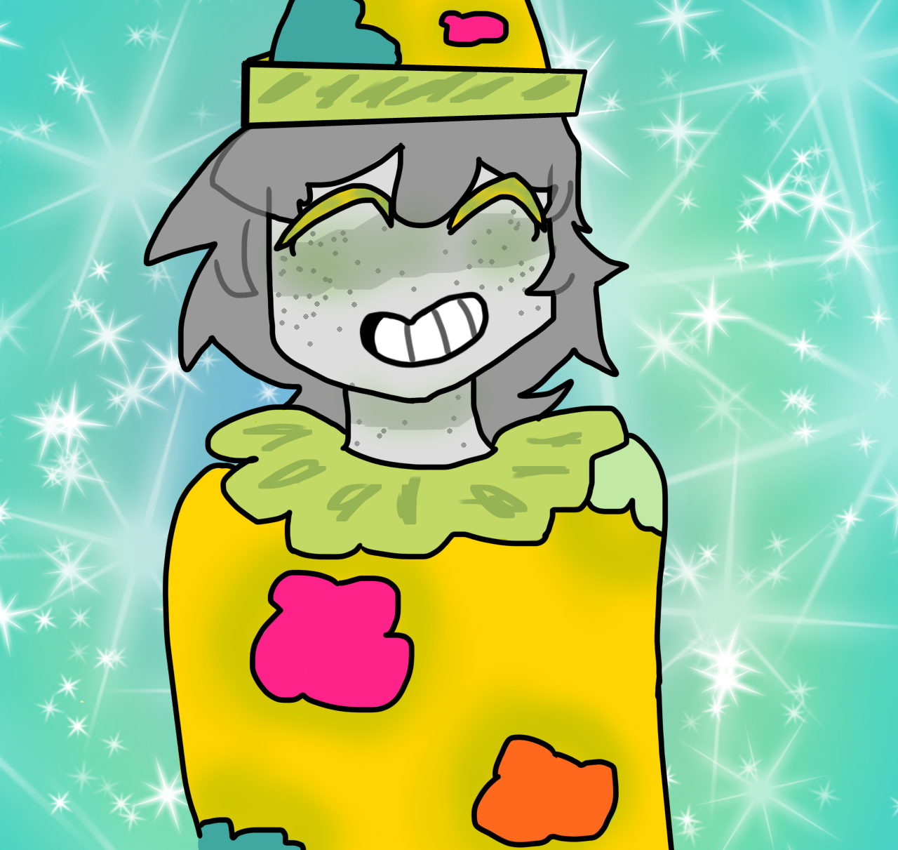 clown oc quick drawing - ibisPaint
