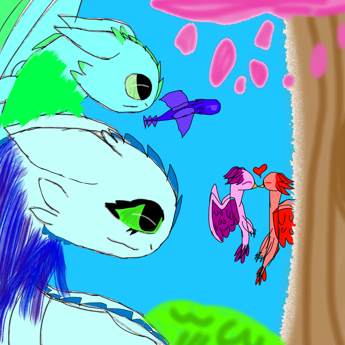 Forest dragons - ibisPaint
